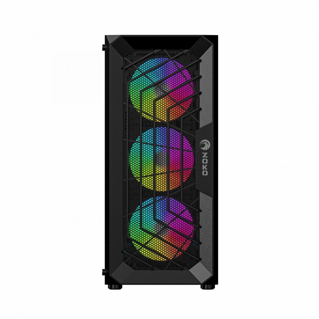 Zoko CHIKO 4x12cm Reset Kontrollu RGB Fan Temper Cam Profesyonel Gaming ...